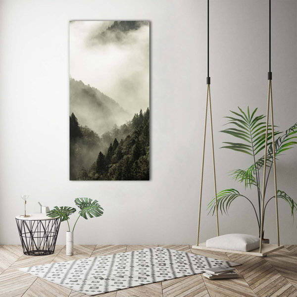 Union Rustic Nebel über dem Wald - Kunstdrucke auf Leinwand | Wayfair.de
